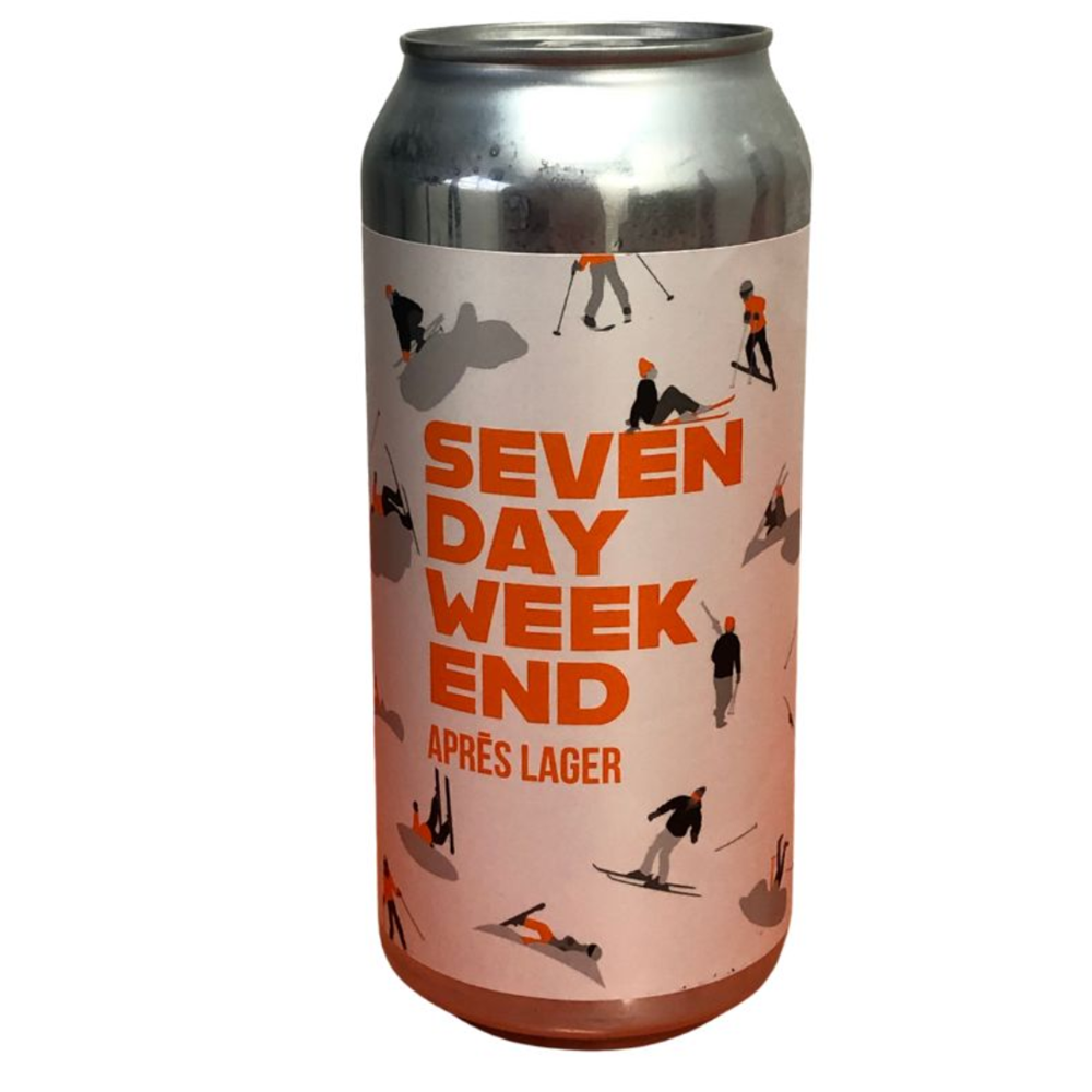 Burkes Brewing Seven Day Weekend Apres Lager 440mL – Beer and Wine Co
