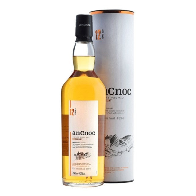 AnCnoc 12yo Single Malt 700mL – Beer and Wine Co