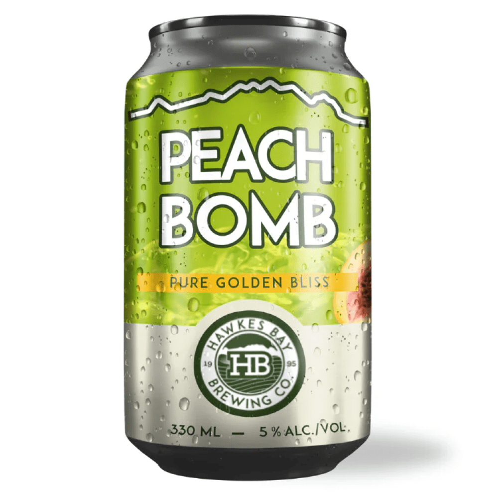 HBBC Peach Bomb 330mL – Beer and Wine Co