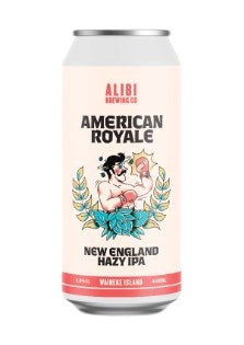 Alibi Brewing American Royale New England Hazy IPA 440mL – Beer and Wine Co