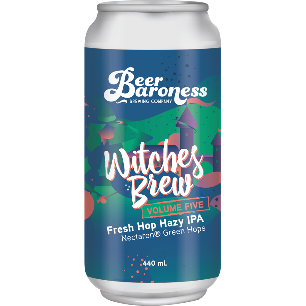 Beer Baroness Witches Brew Volume 5 Fresh Hop Nectaron Hazy IPA 440mL ...