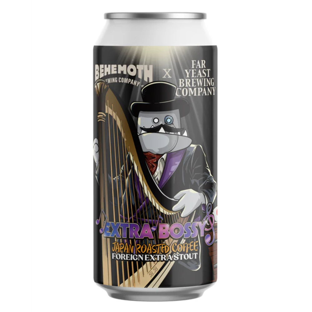 Behemoth x Far Yeast Brewing Company Extra Bossy Stout 440mL – Beer and ...