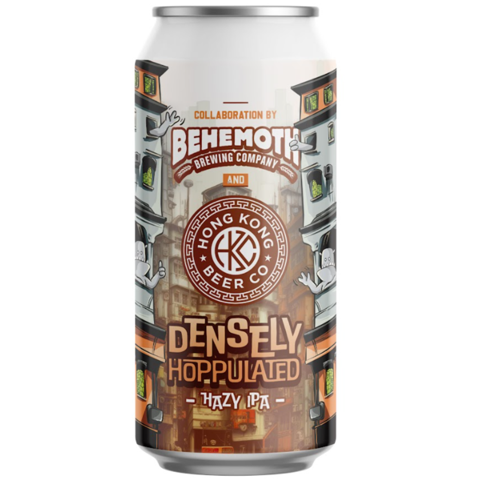 Behemoth x Hong Kong Beer Co. Densely Hoppulated Hazy IPA 440mL – Beer ...