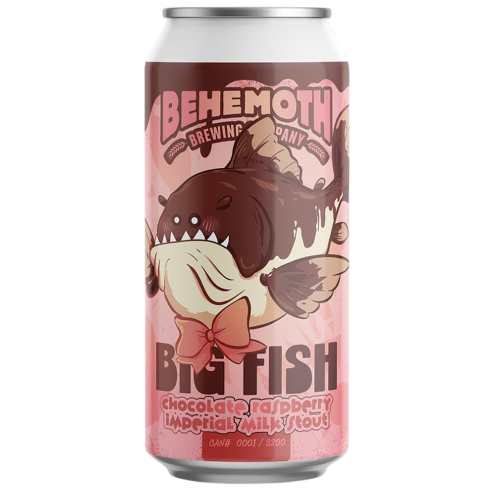 Behemoth Big Fish Chocolate Raspberry Imperial Milk Stout 440mL – Beer ...
