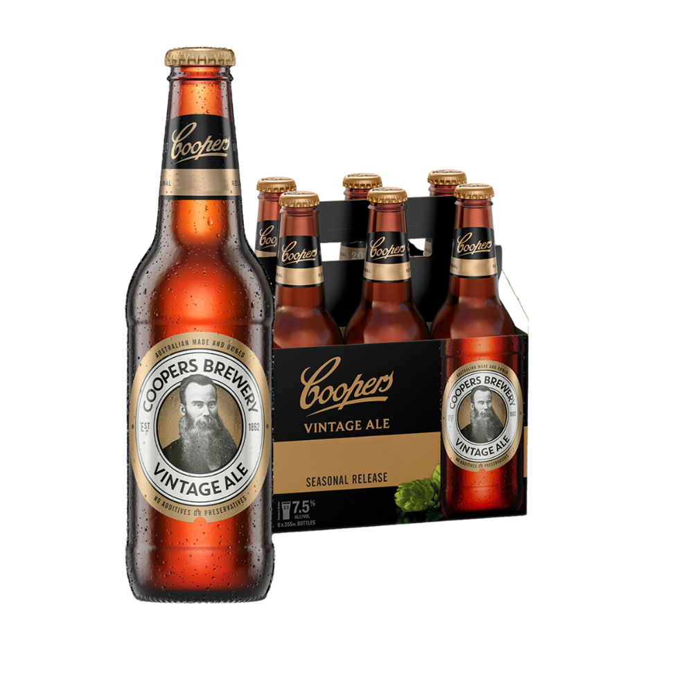 Coopers Vintage Ale 6x355mL – Beer and Wine Co