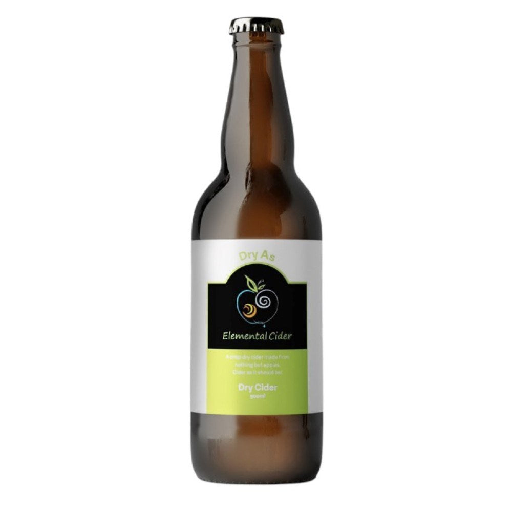 Elemental Cider Dry As Dry Cider 500mL Bottle – Beer and Wine Co