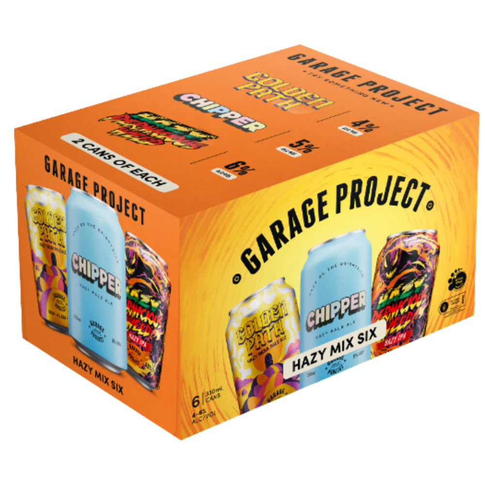 Garage Project Hazy Mix Six 6x330mL – Beer and Wine Co