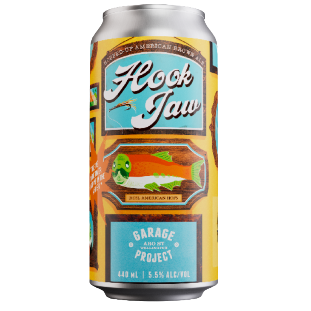 Garage Project Hook Jaw American Brown Ale 440mL – Beer and Wine Co