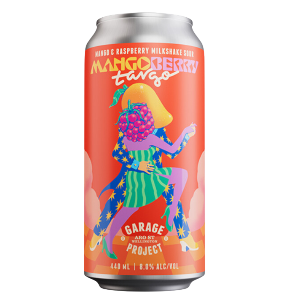 Garage Project Mangoberry Tango Milkshake Sour 440mL – Beer and Wine Co