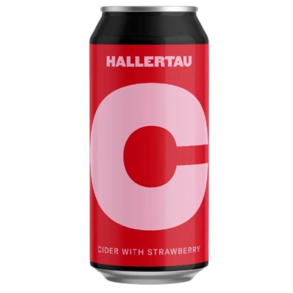Hallertau Strawberry Cider 440mL – Beer and Wine Co