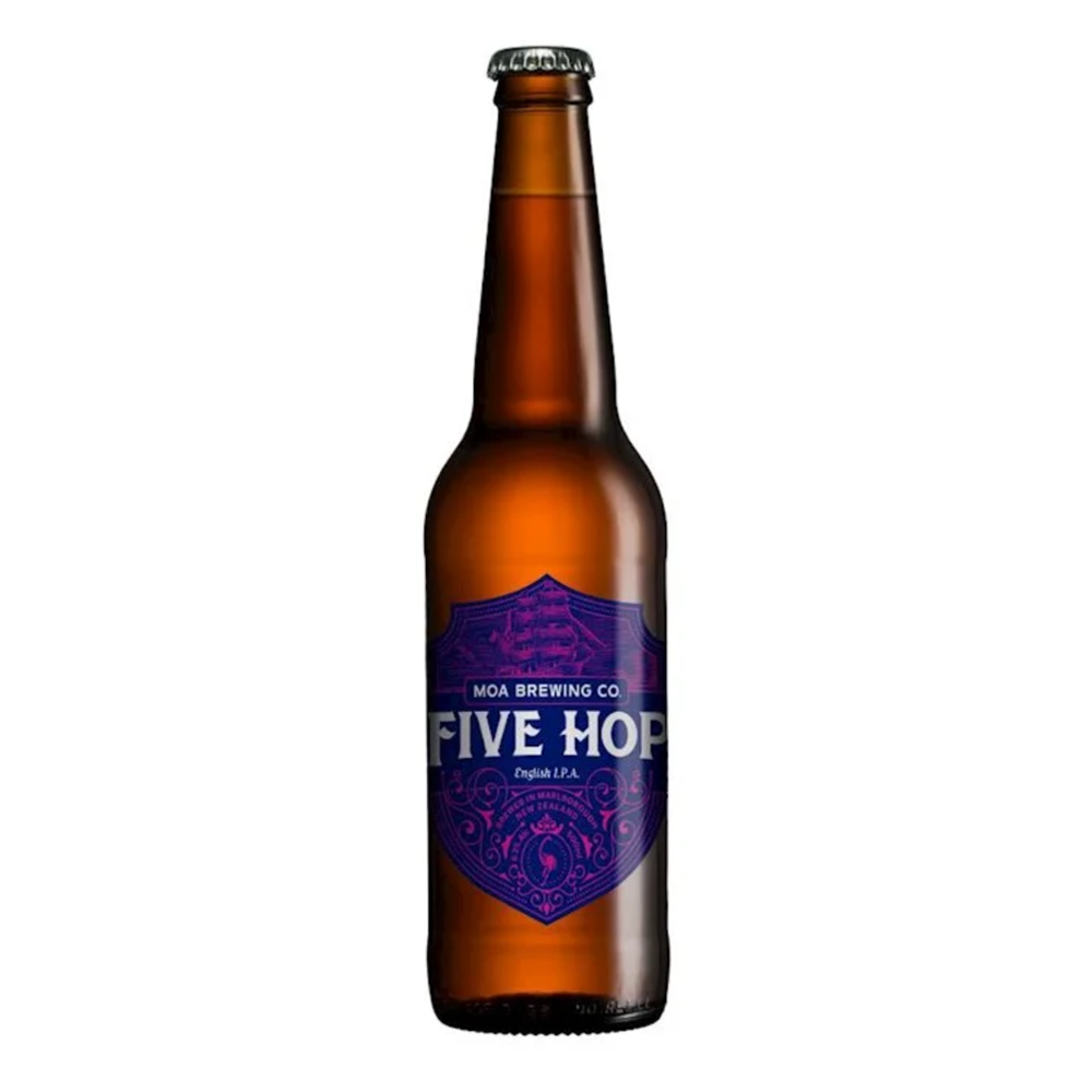Moa Five Hop English IPA 500ml – Beer and Wine Co