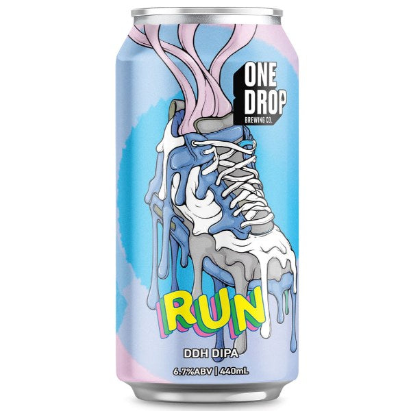 One Drop Brewing Run DDH Double IPA 440mL – Beer and Wine Co