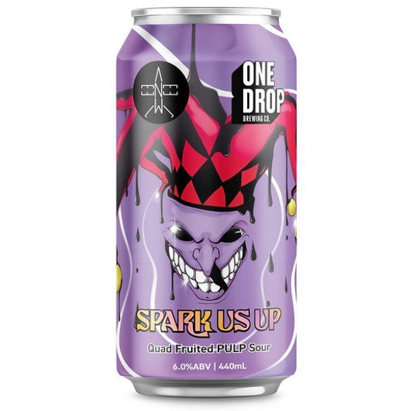One Drop Brewing Spark Us Up Quad Fruited Pulp Sour 440mL – Beer and ...
