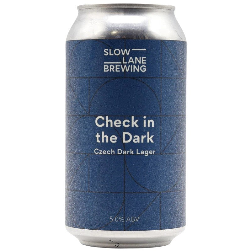 Slow Lane Brewing Check In The Dark Czech Dark Lager 375mL – Beer and ...