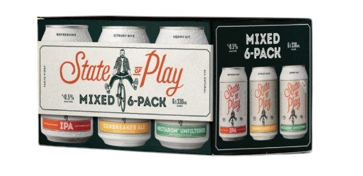State of Play non Alcoholic Mix 6x330mL – Beer and Wine Co