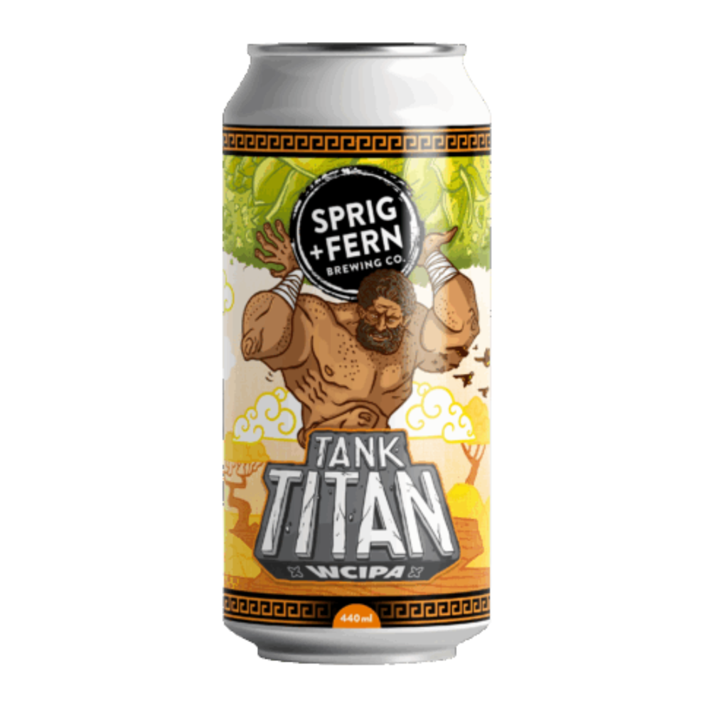 Sprig & Fern Tank Titan West Coast IPA 440mL – Beer and Wine Co