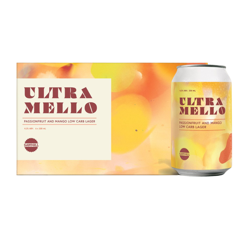 Sawmill Ultra Mello 6x330mL Cans – Beer and Wine Co