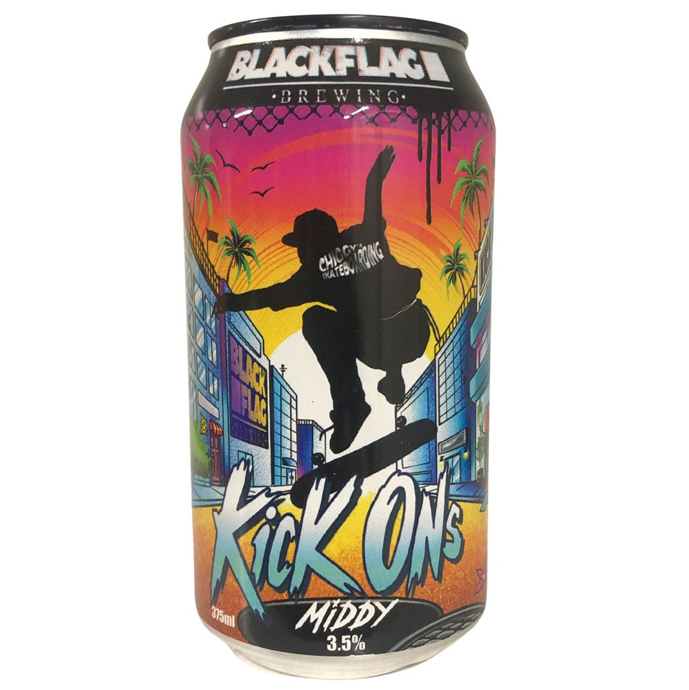 Black Flag Brewing Kick Ons Middy Session Ale 375mL – Beer and Wine Co