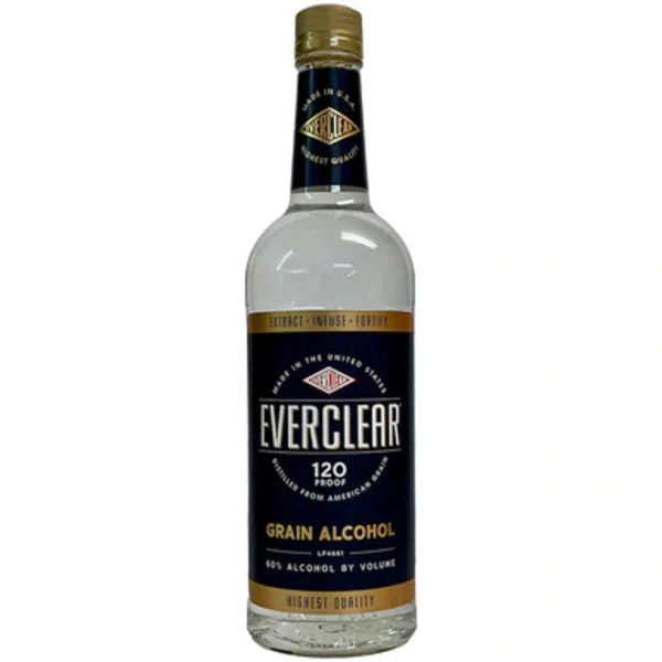 Everclear Grain Alcohol 60% 750mL – Beer and Wine Co