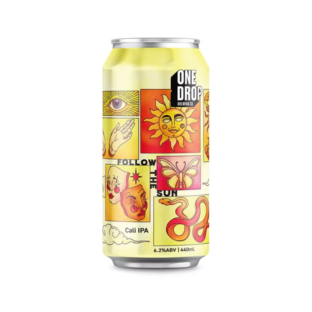 One Drop Brewing Follow The Sun Cali IPA 440mL – Beer and Wine Co