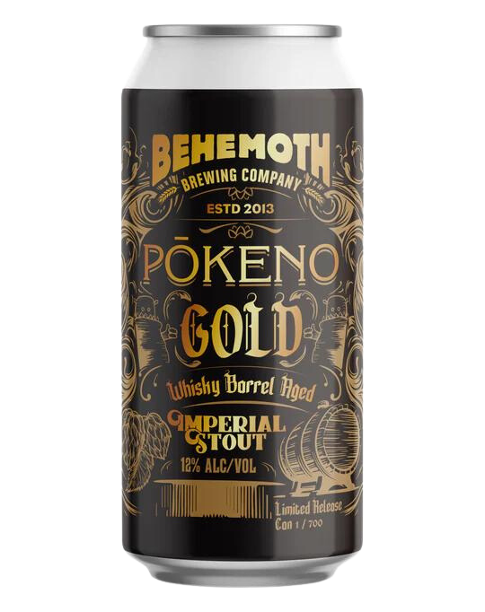 Behemoth Pokeno Gold Imperial Stout 440mL – Beer and Wine Co