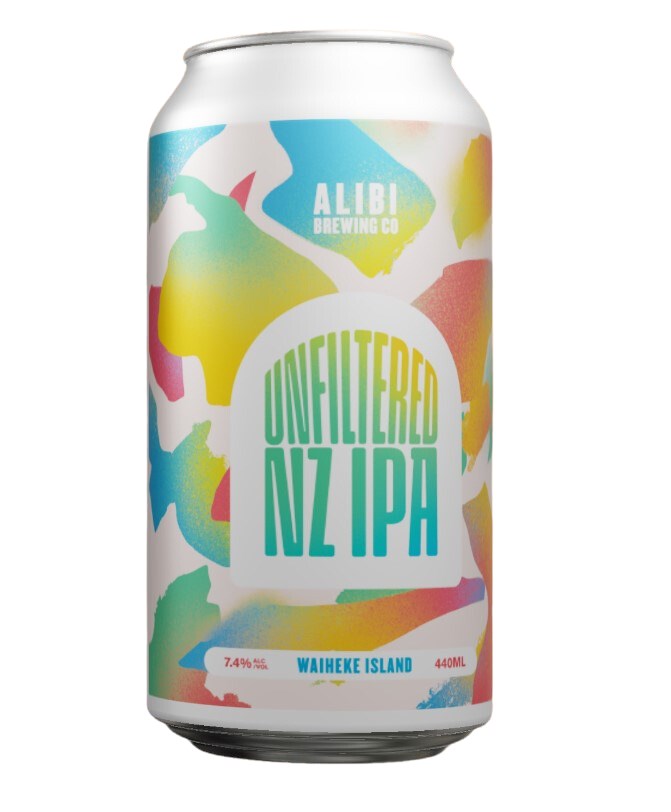 Alibi Brewing Unfiltered NZ IPA 440mL – Beer and Wine Co