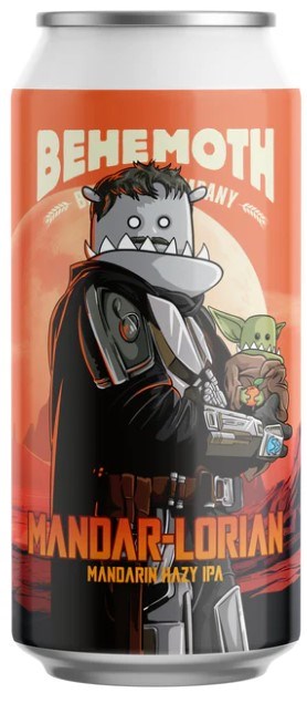 Behemoth Mandar-lorian - Mandarin Hazy IPA 440mL – Beer and Wine Co