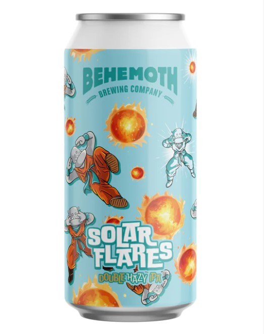 Behemoth Solar Flares Double Hazy IPA 440mL – Beer and Wine Co