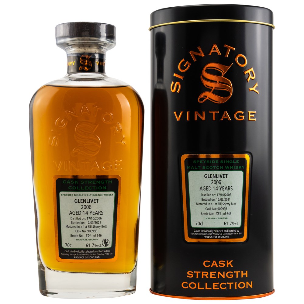 Glenlivet 'Signatory' 2006/14yo 700mL – Beer and Wine Co