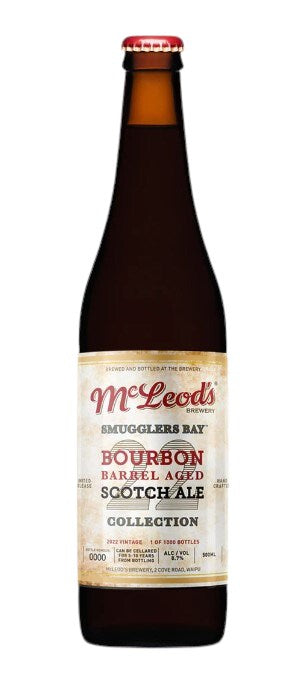 McLeod's Smugglers Bay Bourbon Barrel Aged Scotch Ale 500mL Bottle ...