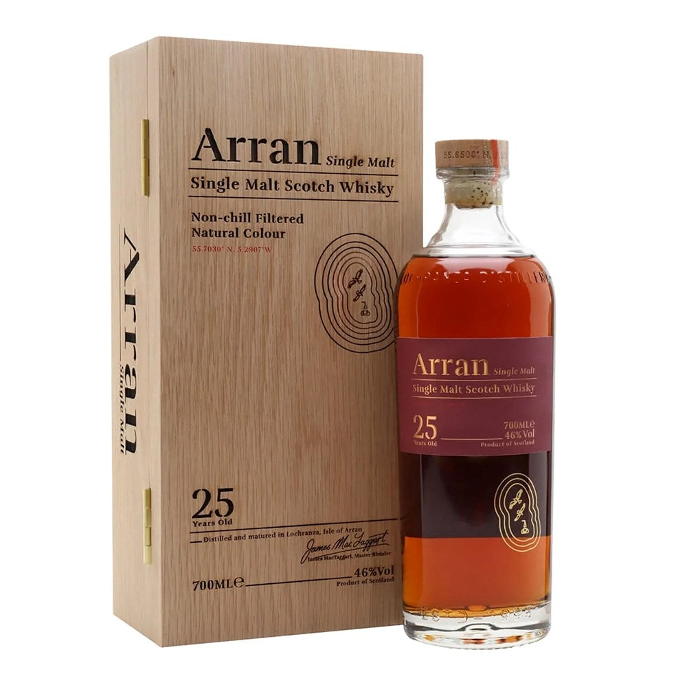 Arran 25yo Single Malt 700ml – Beer and Wine Co