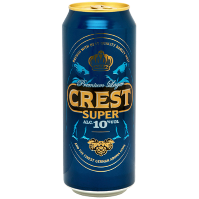 Crest Premium Lager 500mL – Beer and Wine Co