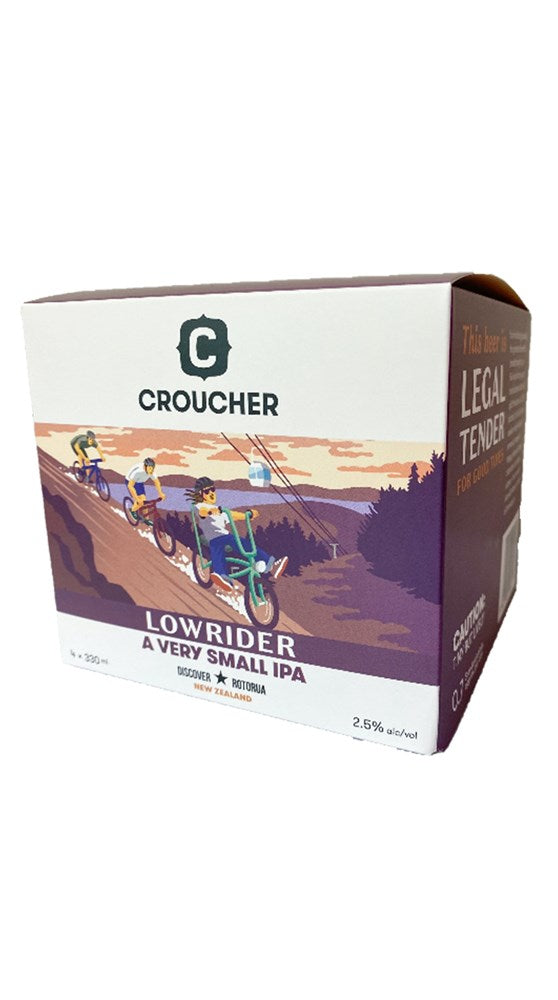 Croucher Lowrider 4x330mL Cans – Beer and Wine Co