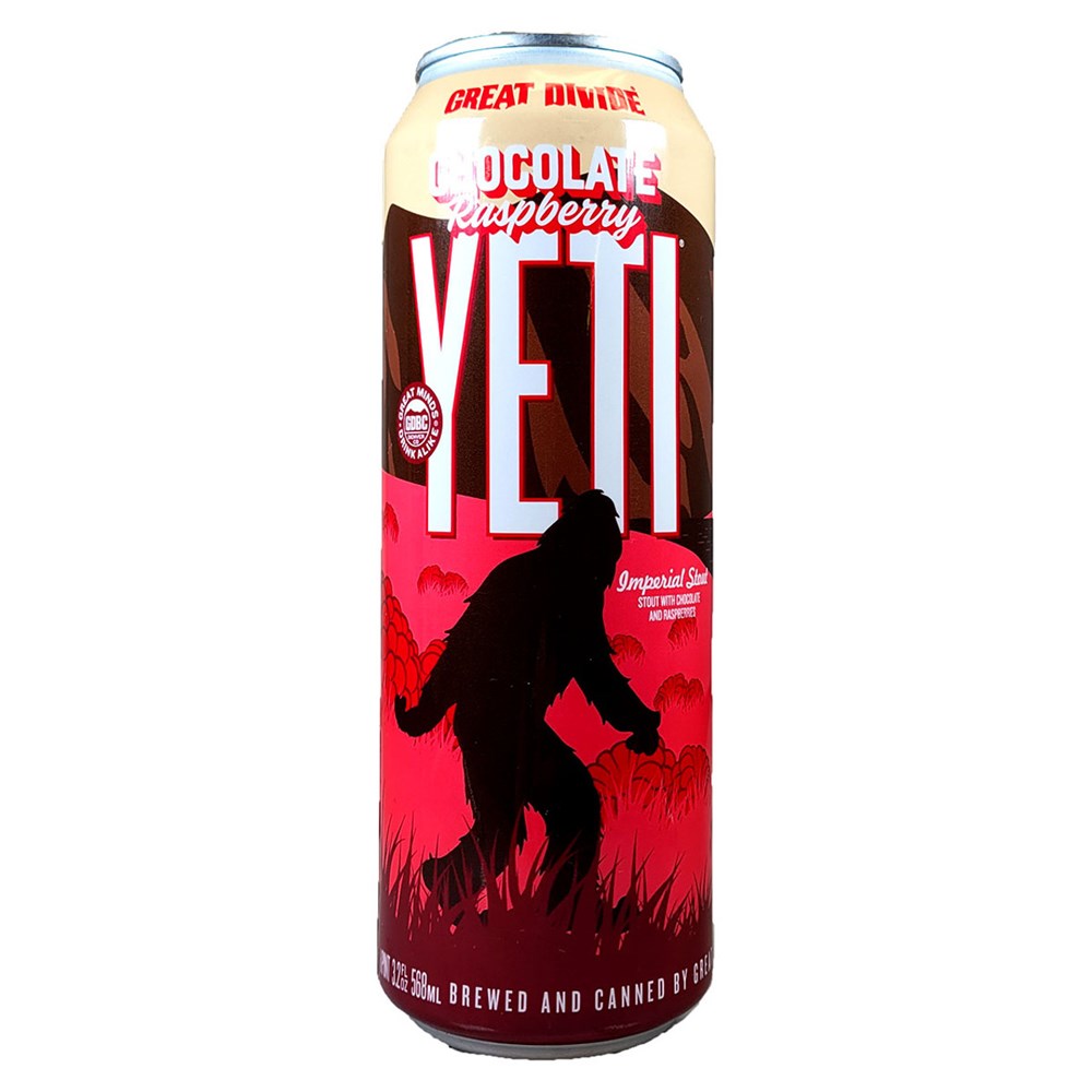 Great Divide Yeti Chocolate Raspberry Imperial Stout 567mL – Beer and ...